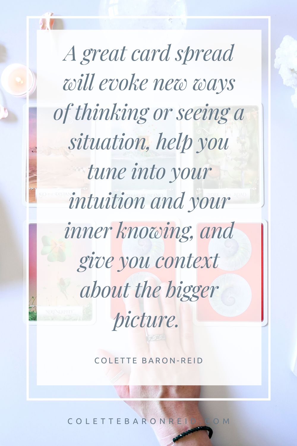 What is an Oracle Card Spread? - Colette Baron-Reid | Oracle Cards ...